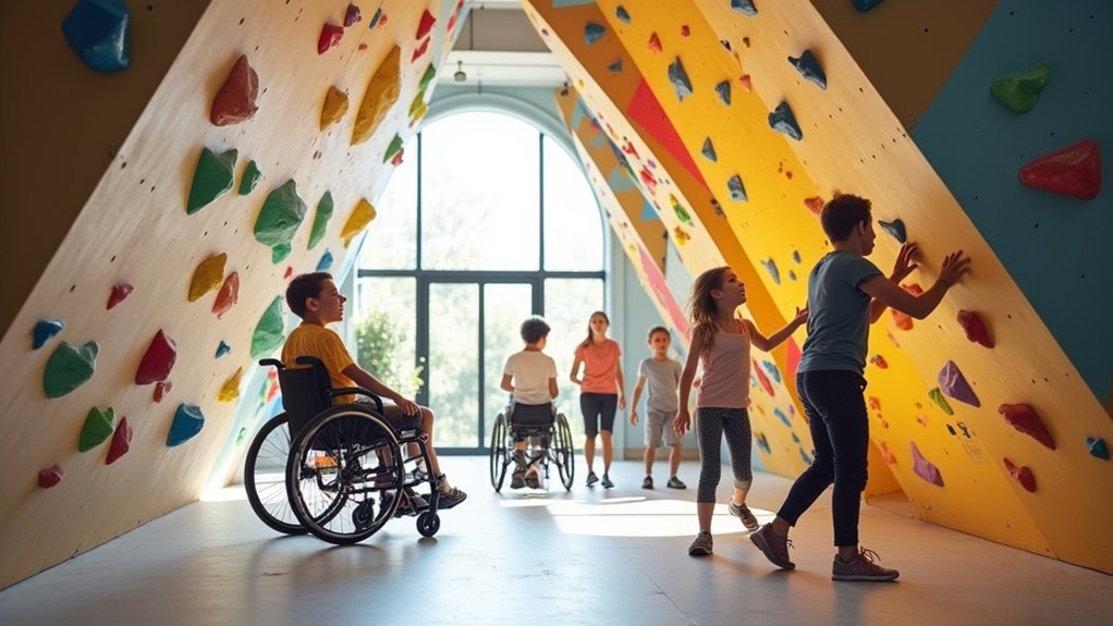 Adaptive Climbing Walls Lowered Heights Grips Wellfithome Adaptive Climbing Walls Lowered Heights Grips Wellfithome